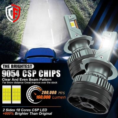 China T80 120W 25000LM LED Headlight Bulbs Triple Copper Heat Pipe for Cars SUVs Trucks for sale