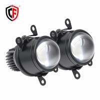 China 12V 2.5 Inch 45W 6000LM LED Fog Light Projector Universal High Brightness Car Fog Lamp for sale