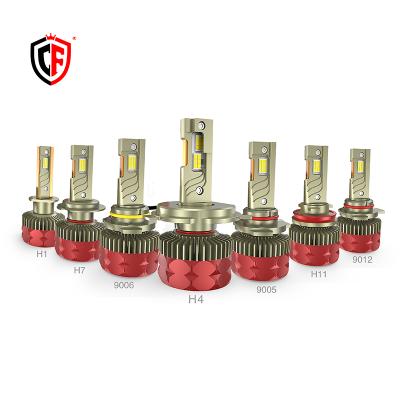 China Tri Copper LED Car Headlights 5500LM IP67 H1 H3 H4 H7 for Off Road Vehicles for sale