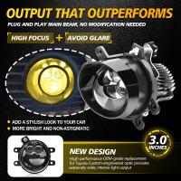 China 3.0 Inch Bi-LED Projector Fog Light Lens 80000LM 500W for Toyota Tacoma Camry Corolla for sale