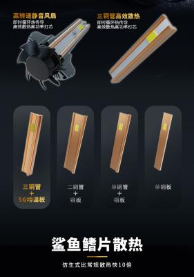 China V98PRO LED Headlight Kit 6000K Triple Copper Tube Cooling Universal Socket H7 H4 H1 for sale
