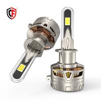 China CF 180W Tri-Copper Tube LED Headlight H11 H7 High Low Beam 12V IP67 Waterproof for Cars for sale