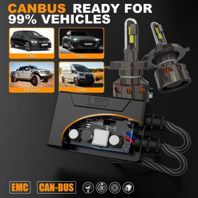 China 140W High Power LED Headlight Bulb U Shape Copper Cooling IP67 Waterproof H4 H7 H11 9005 for sale