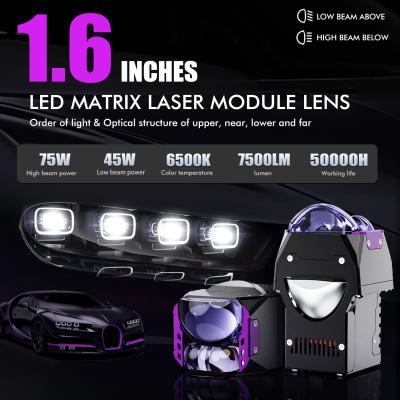 China 70W Triple Lens LED Spot Light IP68 Waterproof Auxiliary Fog Lamp for Offroad Truck SUV 12V for sale