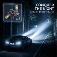 China Canbus Ready LED Headlight Bulb 200W 18000LM IP67 Waterproof H4 H7 H11 9005 9006 for sale
