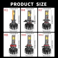 China 200W 18000LM LED Headlight Conversion Kit Plug and Play H4 H7 H11 9005 9006 for sale