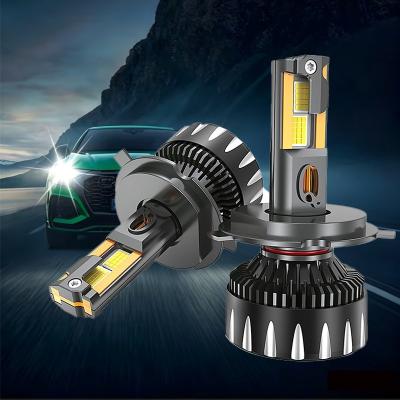 China CF N4 Fanless LED Headlight Bulb 200W 18000LM H1 H4 H7 H11 9005 9012 Plug and Play for sale