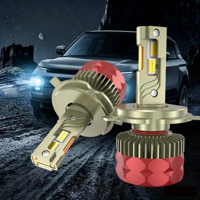 China 100W Super White LED Headlight Bulb 5500 Lumens Triple Copper Tube Cooling H4 H7 H11 9005 9006 for sale
