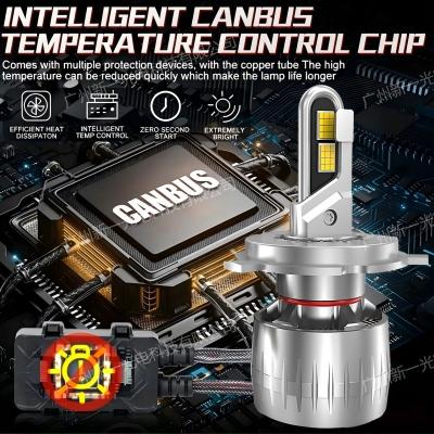 China CF U8 U Shape LED Headlight Bulbs 60W 11000LM High Brightness IP67 Waterproof 12V DC for sale