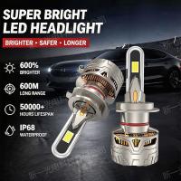China CF U8 11000LM LED Headlight Bulbs 60W 50000Hrs IP67 Halogen Replacement for Cars for sale