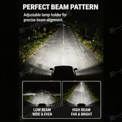 China CF U8 11000LM LED Headlight Bulbs 60W 50000Hrs IP67 Halogen Replacement for Cars for sale