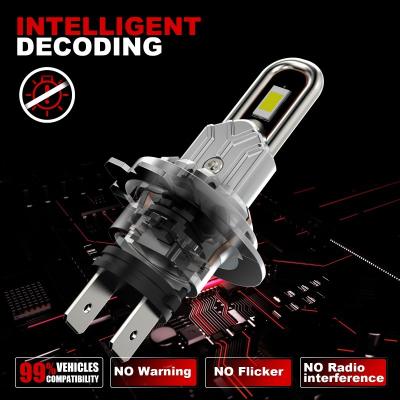 China 1200W Bi LED Headlight 6500K Super White 50000Hrs Universal H4 H7 H11 9005 HB3 9006 for sale