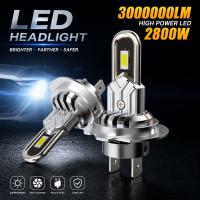 China CF Phantom X H4 LED Headlight Bulbs 30000LM 6500K Canbus No Error 100W 12V Hi/Lo Beam for sale
