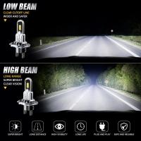 China CF Phantom X H4 LED Headlight Bulbs 30000LM 6500K Canbus No Error 100W 12V Hi/Lo Beam for sale
