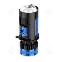 China 8000LM H4 LED Bulb 6500K White Bi LED Projector Lens Turbo Fan Cooling 12V 75W for sale