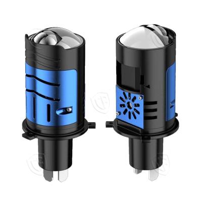 China CF K5 H4 LED Projector Headlight Bulb 8000LM 6500K Cool White 75W 12V Bi-Lens Turbo Fan for sale