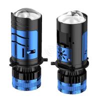 China 8000 Lumens 6500K Cool White LED Projector Headlight H4 Bulb Plug and Play 12V for sale