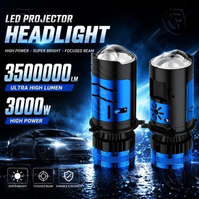 China CF K5 H4 Bi LED Projector Headlight 8000LM 6500K Cool White 12V IP68 for Cars Motorcycles for sale