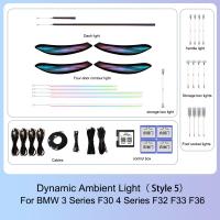 China CF BMW F30 F32 F33 F36 RGB Interior Ambient LED Lighting Kit 12V Plug and Play for sale