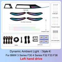 China CF BMW F30 F32 F33 F36 RGB Interior Ambient LED Lighting Kit 12V Plug and Play for sale
