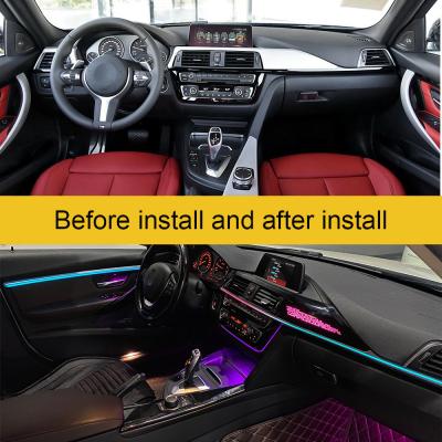China CF RGB Interior LED Upgrade Kit for BMW 3 Series F30 4 Series F32 F33 F36 DC 12V for sale