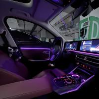 China CF RGB Interior Ambient Lighting Kit for BMW G20 G05 G06 G07 12V Multi-Zone LED with OEM Sync for sale