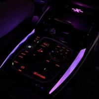China BMW X3 X4 iX3 2022-2024 Crystal Center Console Ambient Light Strips DC 12V Plug and Play for sale