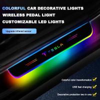 China Tesla Smart Entry Glow Kit with Magnetic Wireless Activation Tesla-Specific Engineering and Scratch Resistant Surface for sale