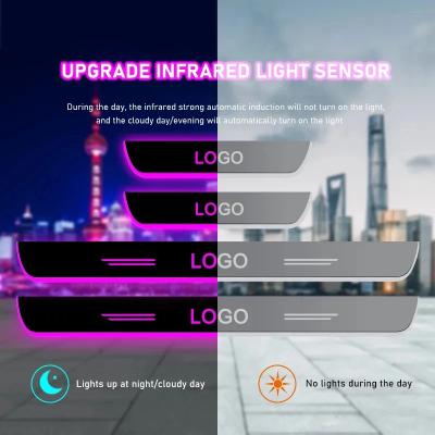 China Wireless Plug and Play LED Threshold Light DC 12V for Tesla Model 3 Y S X for sale