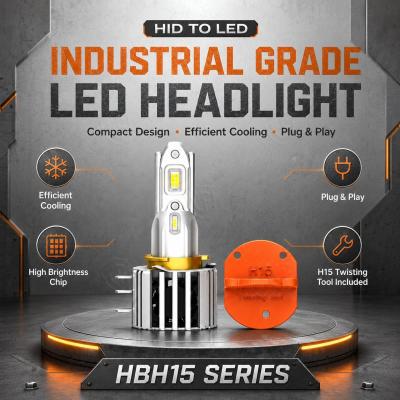 China CF H15 LED Bulbs 6500K White IP68 Waterproof DC9V-16V Wide Voltage for Audi BMW Mercedes Volkswagen for sale