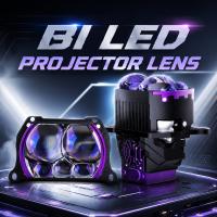 China CF 5 Direct Beam Bi LED Projector Lens 6000K 12V High Low Beam Retrofit Kit for Car Headlight Upgrade for sale