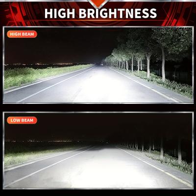 China 100W 6500K Cool White Canbus Error Free LED Headlight Bulbs H7 H4 Plug and Play 12V Automotive Upgrade for sale