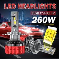 China 100W High Power Car LED Headlight Bulbs Canbus Error Free Plug and Play Conversion Kit for sale