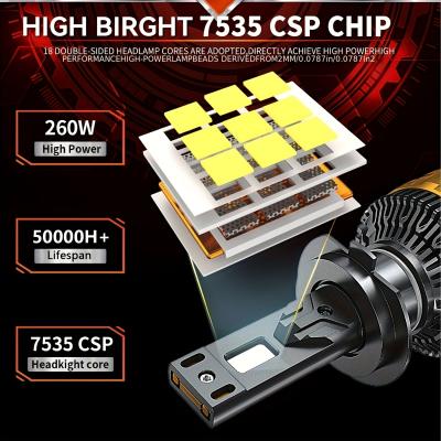 China CF Ultra Bright 100W LED Headlight Conversion Kit 6500K Canbus Error Free Plug and Play 12V Universal Fit for sale