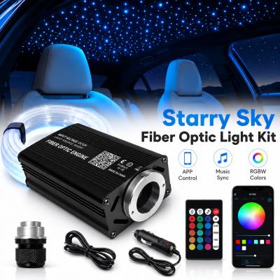 China CF Dasuo Fiber Optic Starry Sky Roof Light Kit 12V-220V 6000K Cool White Universal Car Ambient Lighting for sale