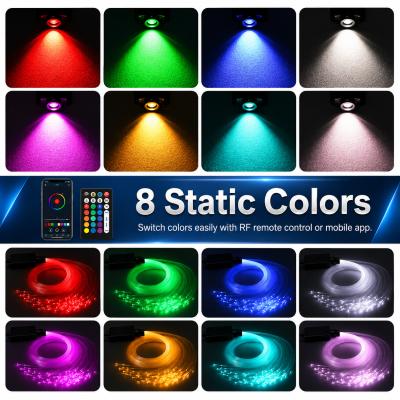 China CF Dasuo Fiber Optic Starlight Roof Kit 6000K Cool White LED Galaxy Lighting 12V-220V Universal Automotive Interior System for sale