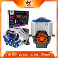 China 3 Inch Universal Bi-LED Projector Lens with 120W Power 6000K Cool White Light and Twin Cooling Fans for Automotive Headlight Retrofit for sale