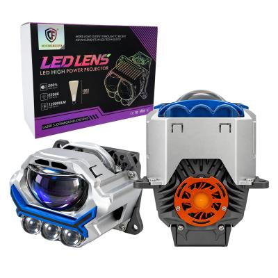 China 3 Inch Bi-LED Projector Lens with Dual Cooling Fans and 6000K Color Temperature for Automotive Headlight Upgrade for sale