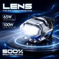 China 3 Inch Universal BMW Style Bi-LED Projector Headlight with 6000K Cool White Light Twin Fan Cooling and Bi-LED Function for sale