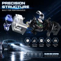 China 3 Inch Bi LED Projector Lens with Dual Cooling Fan and 11000LM Brightness for Car Headlight Retrofit for sale