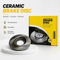 China Ceramic Vented Brake Disc Fast Heat Dissipation 58129-44010 For For H100 Audi for sale