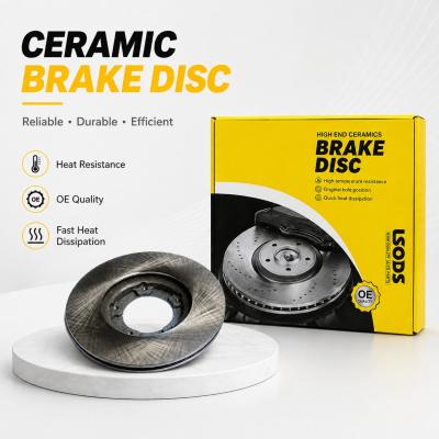 China Ceramic Vented Brake Disc Fast Heat Dissipation 58129-44010 For For H100 Audi for sale