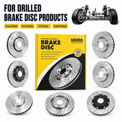 China High Temperature Resistant Vented Brake Rotor Front Rear Brake Auto Spare Parts 42431-42060 for sale