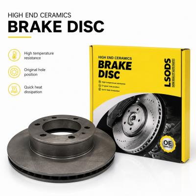 China Vigo Front Brake Disc Rotor Auto Cooling System Parts 43512-0K080 Iron For Hilux Revo for sale