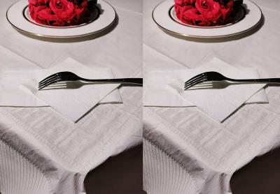 China 3ply Snow White Premium Paper Tablecloths 51gsm Disposable Table Cover 137x274cm for sale