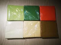 China Disposable Colored Napkins Strong Flexibility Skin Friendly No Crumbs for sale