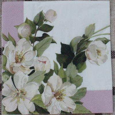 China Airlaid 25x25cm Printed Paper Napkin Disposable for 5 Star Hotel Use for sale