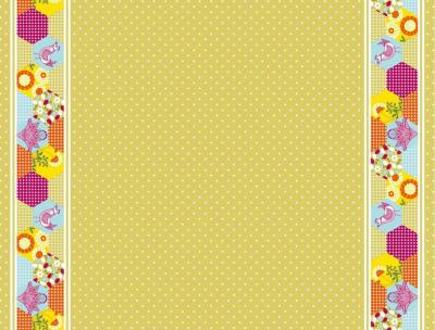 China Premium Yellow Paper Tablecloth , 54x108 Camping Picnic Table Covers for sale