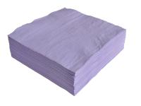 China 1/4 Folded 2 Ply Lavender Paper Napkin 37cm x 19cm Lunch Disposable for sale