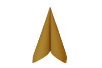 China Disposable 25x25cm 1ply Luxury Gold Cocktail Napkins for Thanksgiving Party for sale